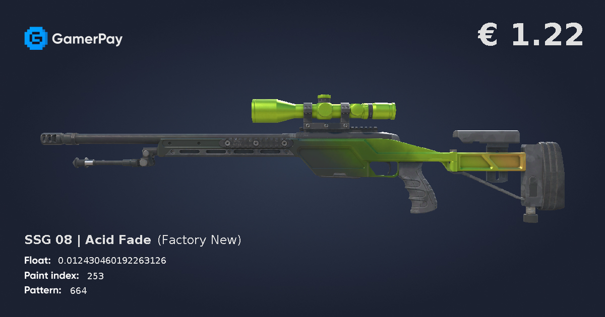 SSG 08 | Acid Fade on GamerPay