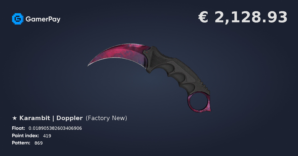 Karambit | Doppler Phase 2 on GamerPay