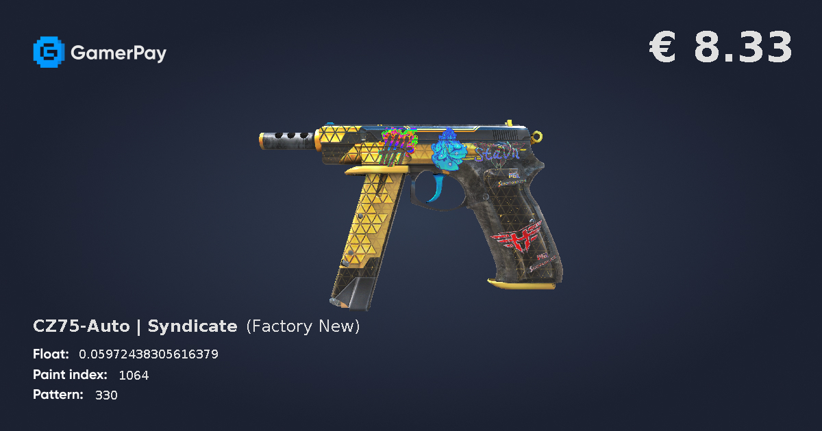 CZ75-Auto | Syndicate on GamerPay