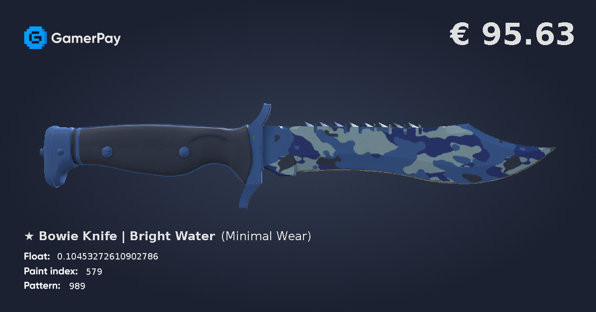 Bowie Knife | Bright Water on GamerPay