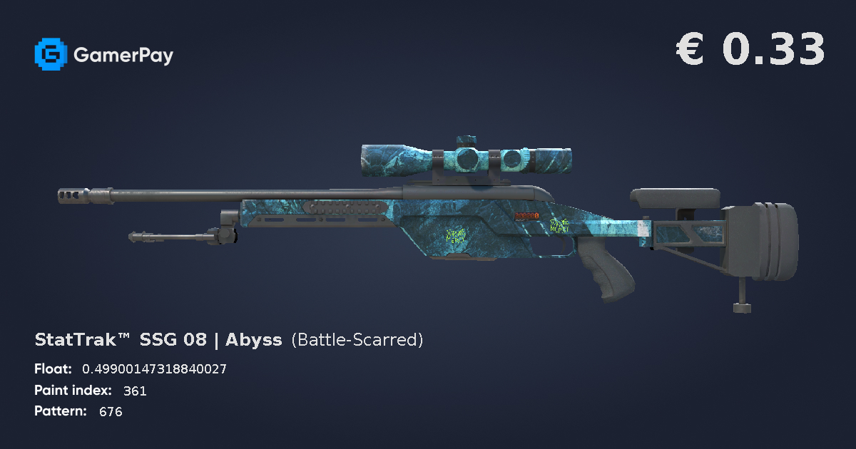 StatTrak™ SSG 08 | Abyss on GamerPay