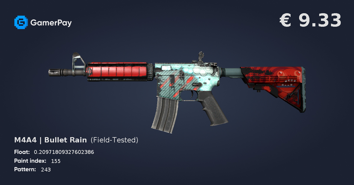 M4A4 | Bullet Rain on GamerPay