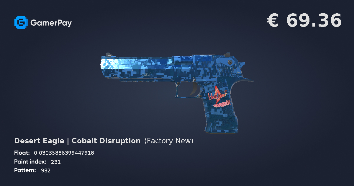Desert Eagle | Cobalt Disruption on GamerPay