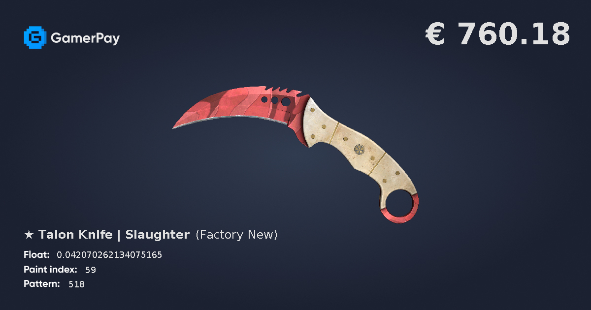 Talon Knife | Slaughter on GamerPay