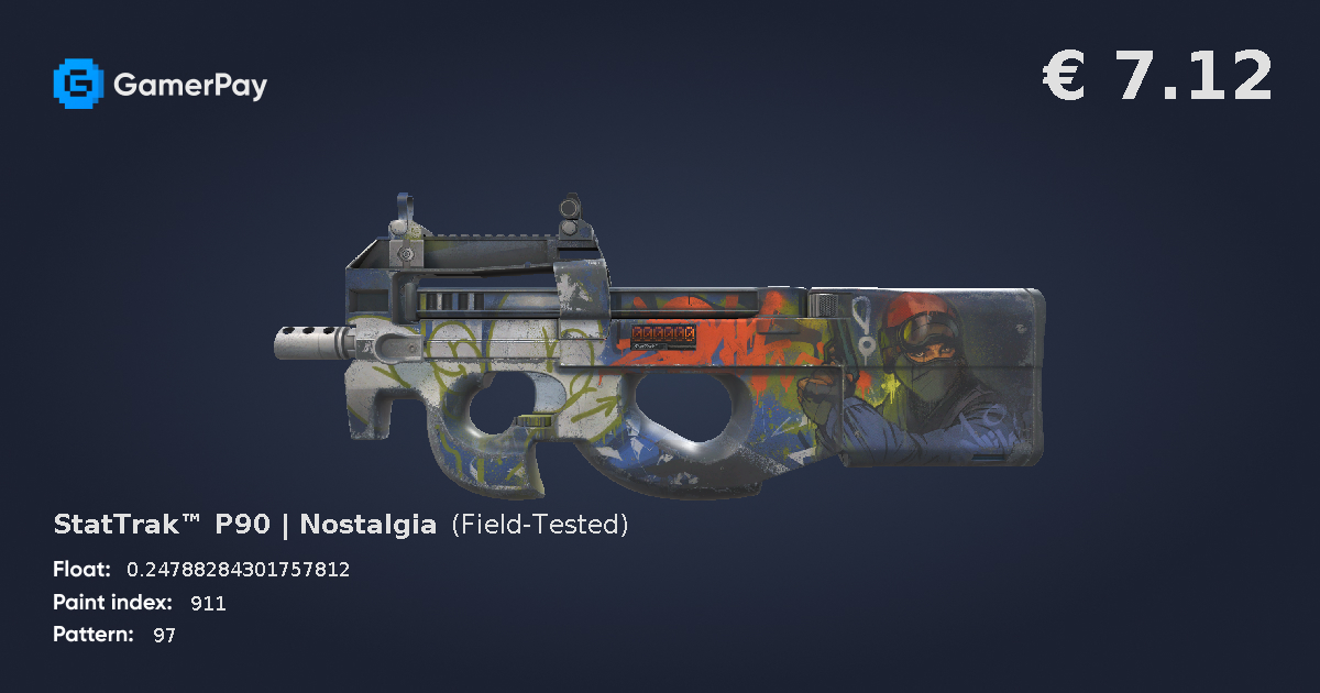 StatTrak™ P90 | Nostalgia on GamerPay