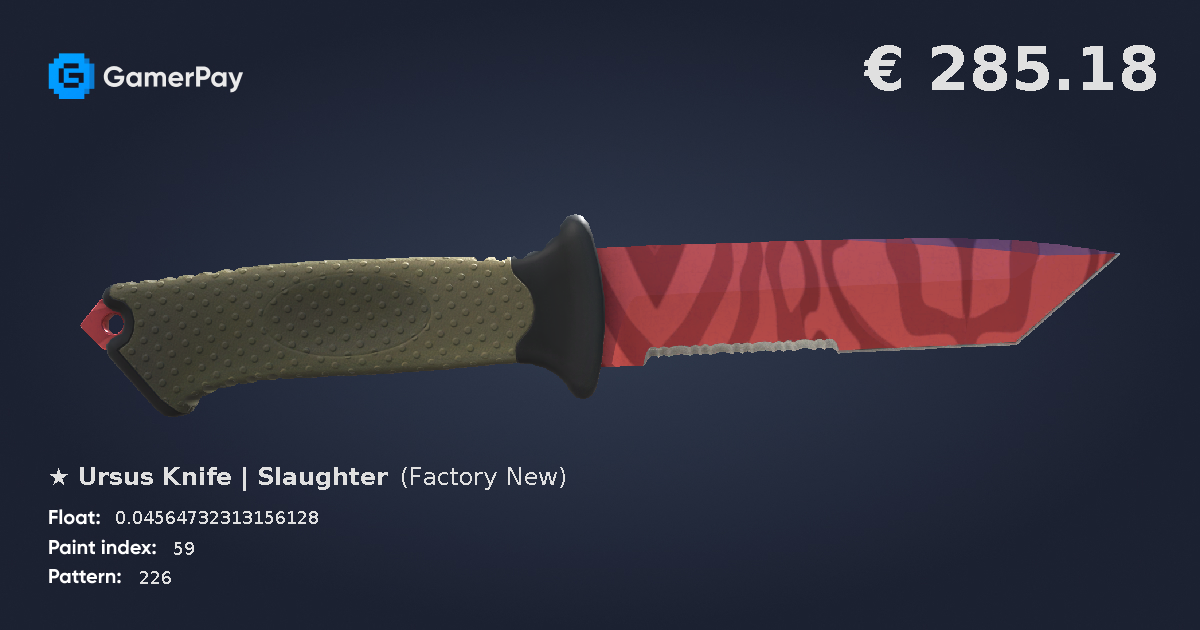 Ursus Knife | Slaughter on GamerPay