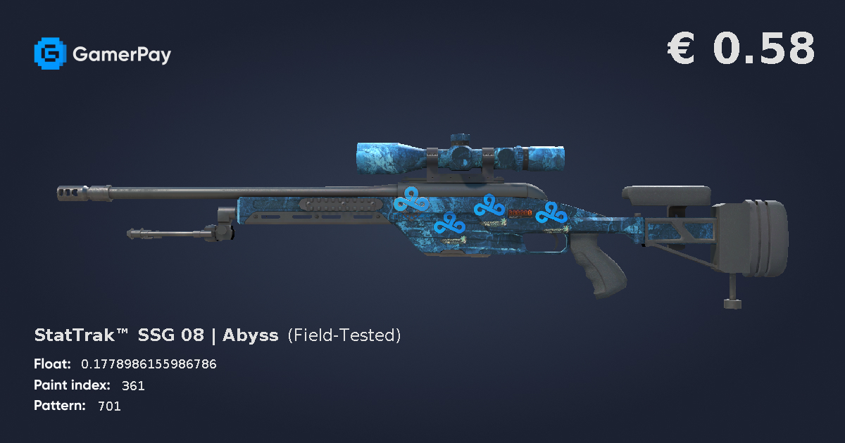 StatTrak™ SSG 08 | Abyss on GamerPay