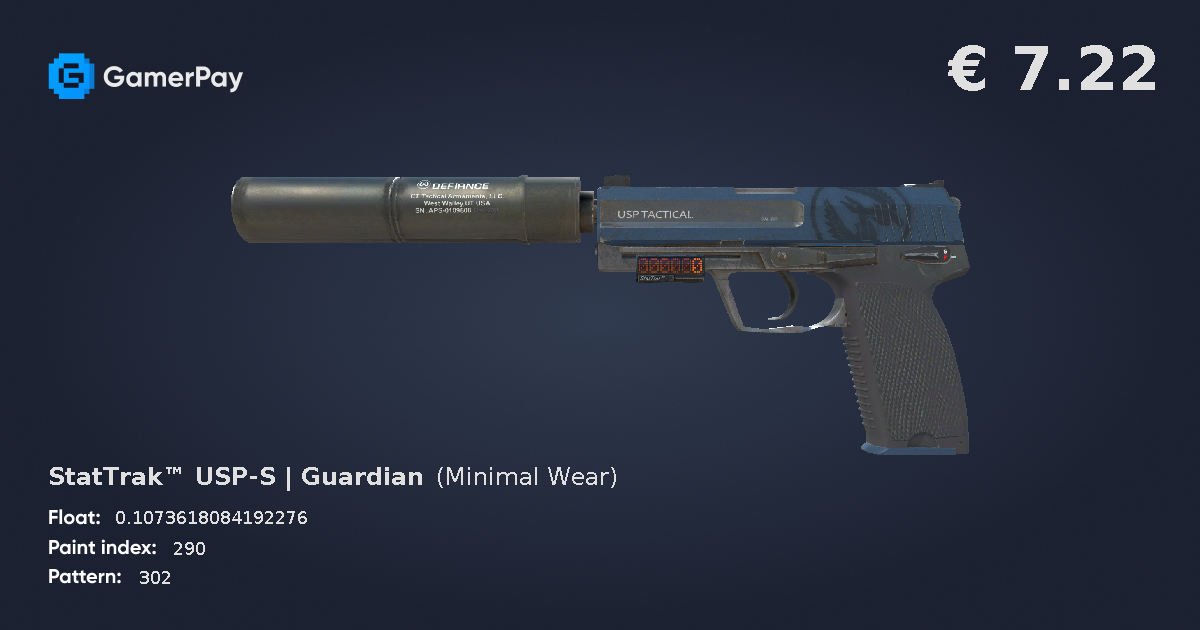 StatTrak™ USP-S | Guardian on GamerPay