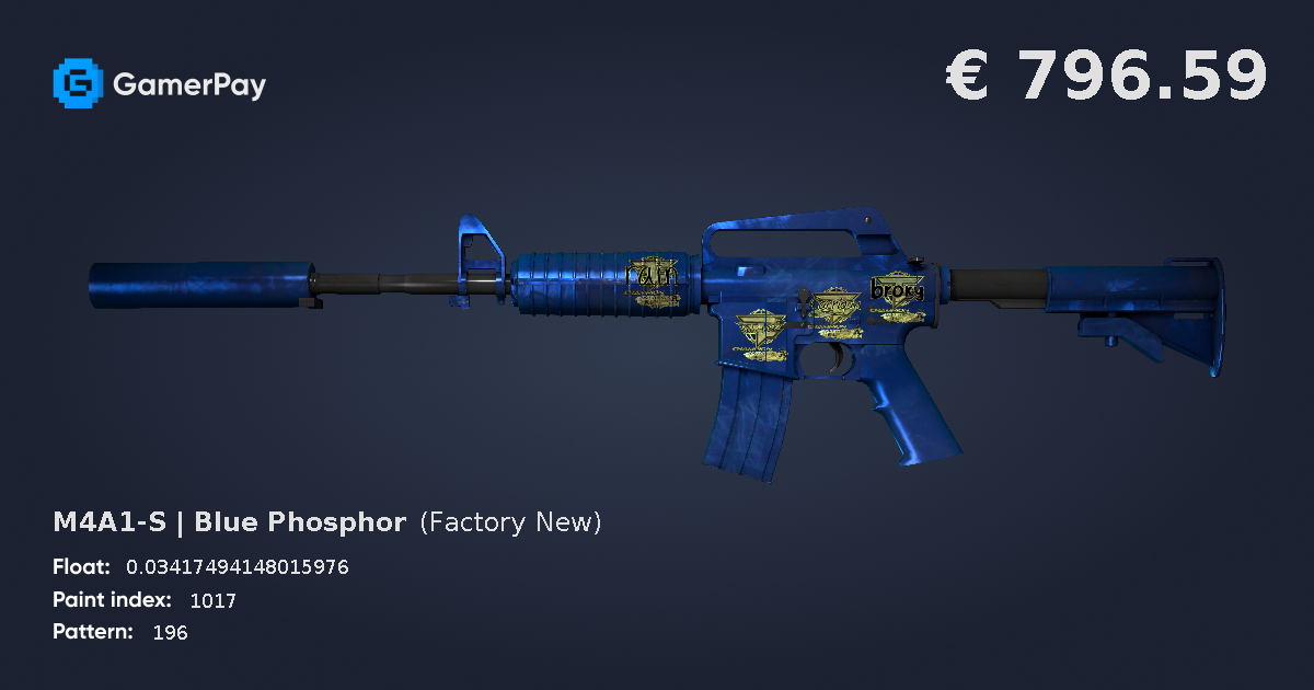 M4A1 S Blue Phosphor On GamerPay m4a1-s-blue-phosphor-on-gamerpay