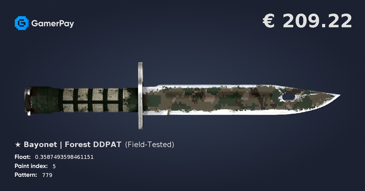 Bayonet | Forest DDPAT on GamerPay