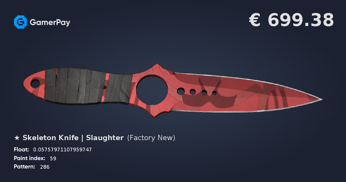 Skeleton Knife | Slaughter on GamerPay