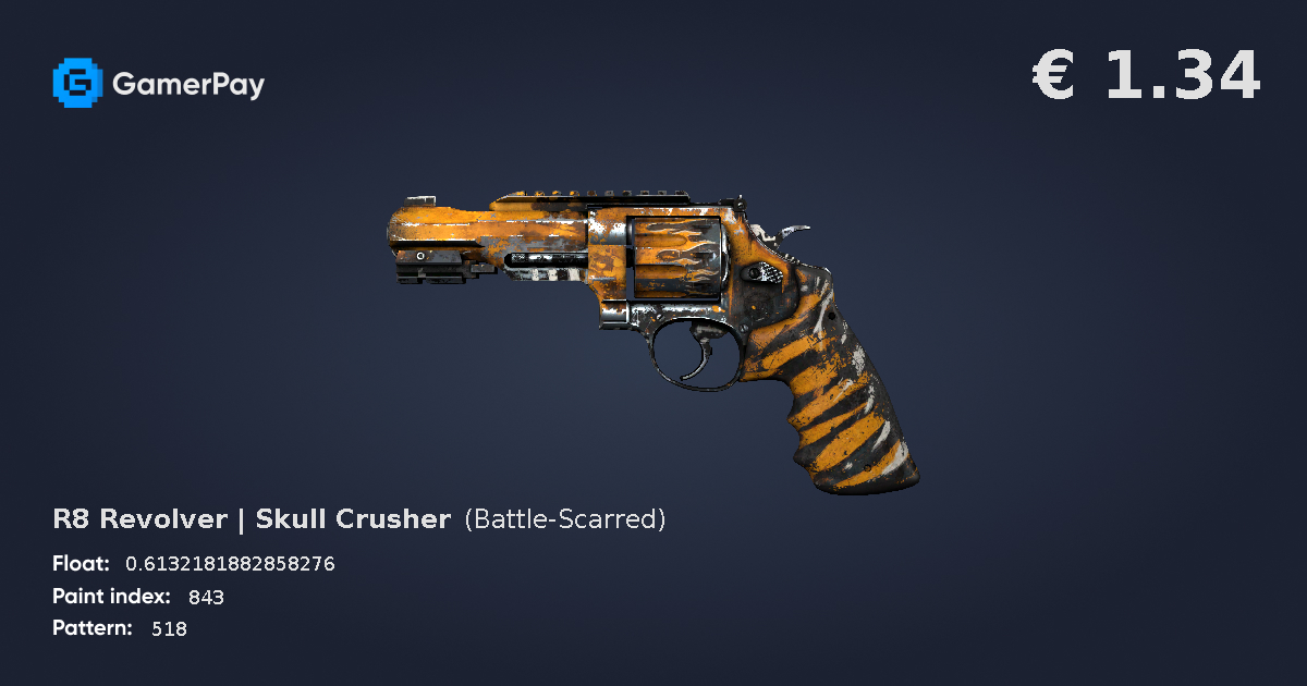 R8 Revolver | Skull Crusher on GamerPay