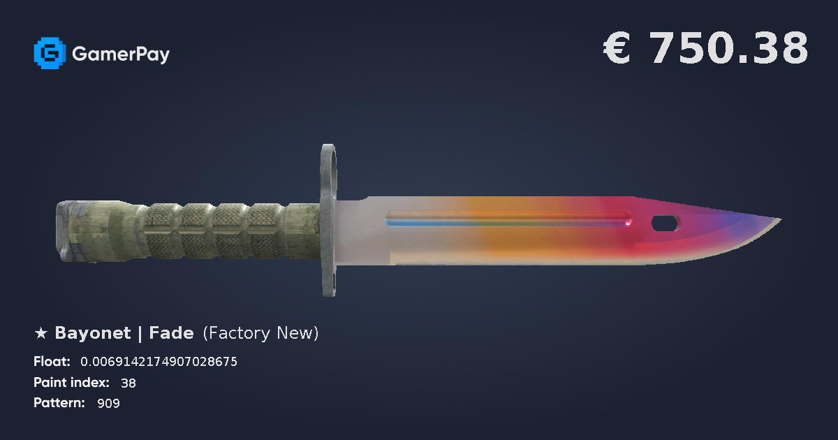 Bayonet | Fade on GamerPay