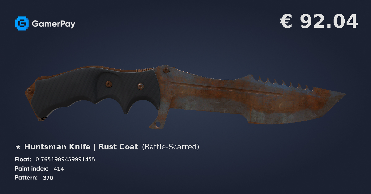 Huntsman Knife | Rust Coat on GamerPay