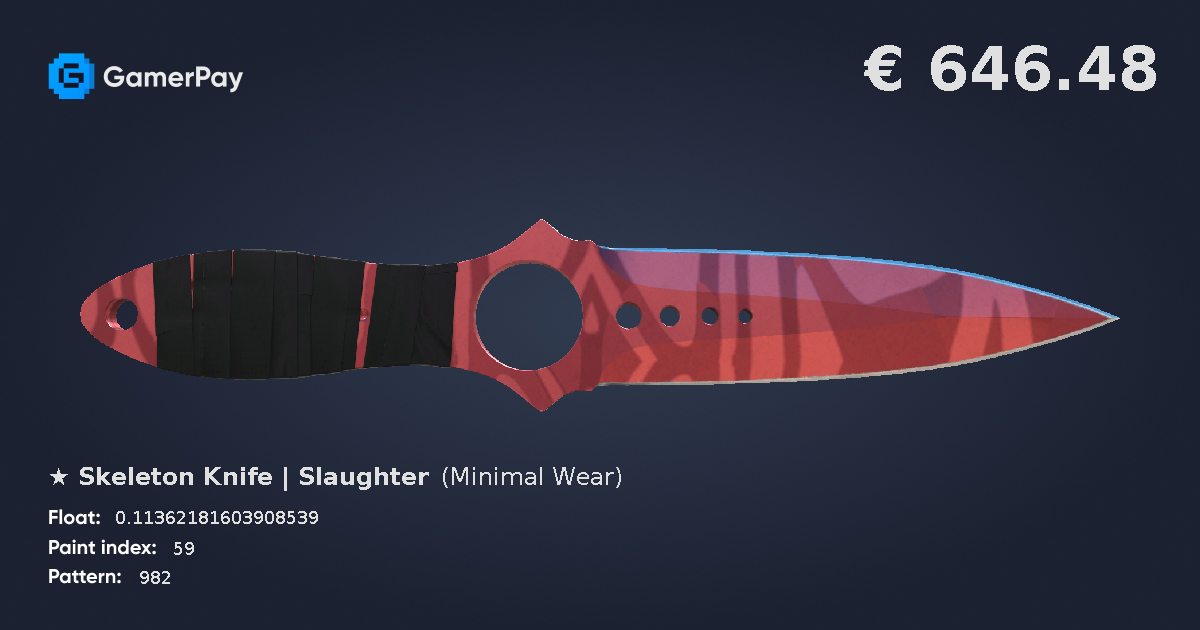 Skeleton Knife | Slaughter on GamerPay
