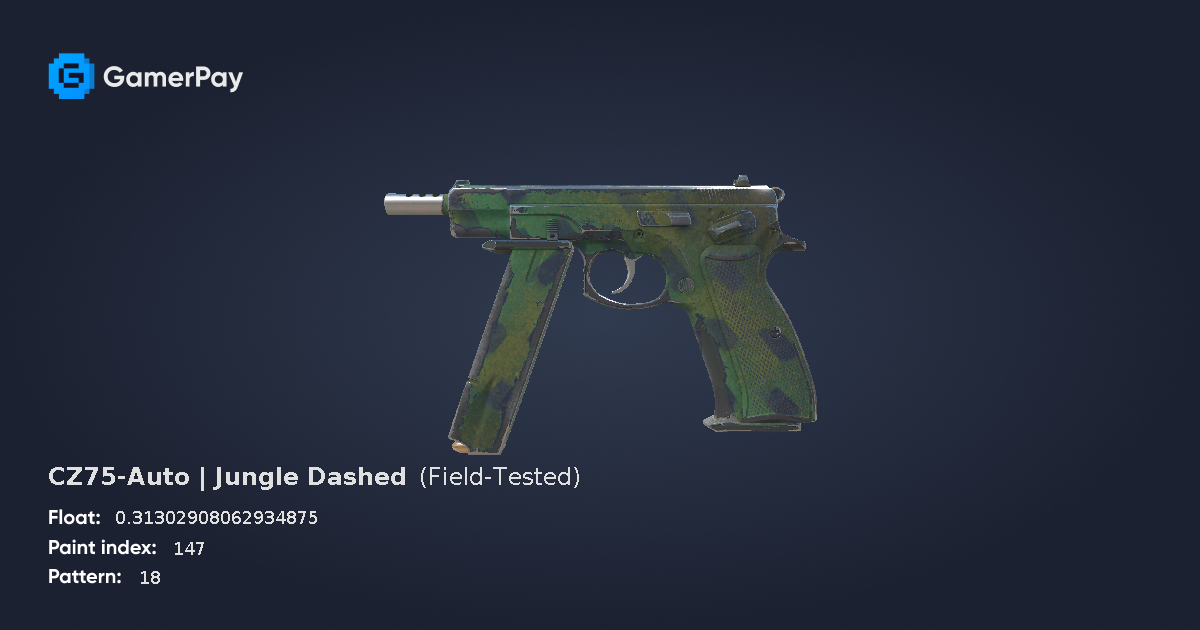 CZ75-Auto | Jungle Dashed on GamerPay