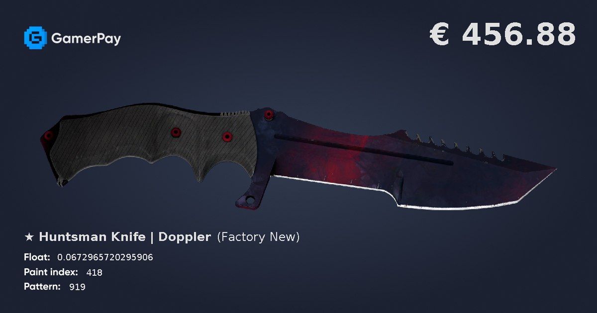 Huntsman Knife | Doppler Phase 1 on GamerPay