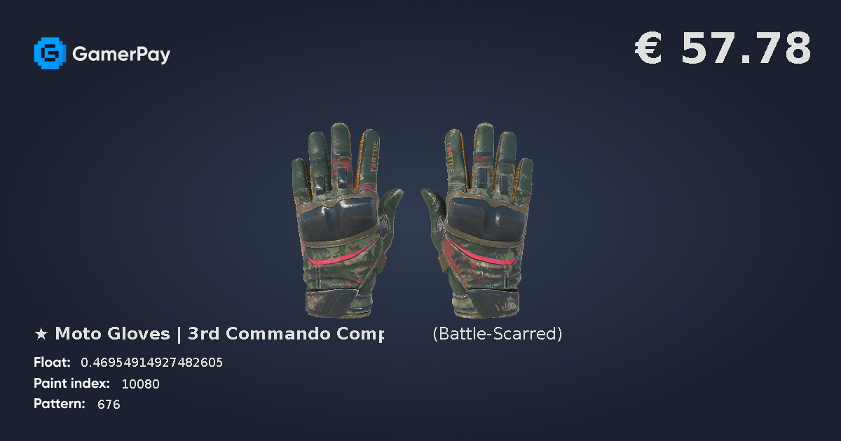 Moto Gloves | 3rd Commando Company on GamerPay