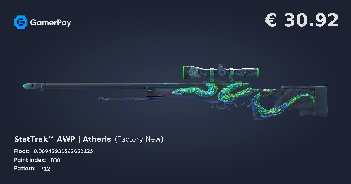 StatTrak™ AWP | Atheris on GamerPay