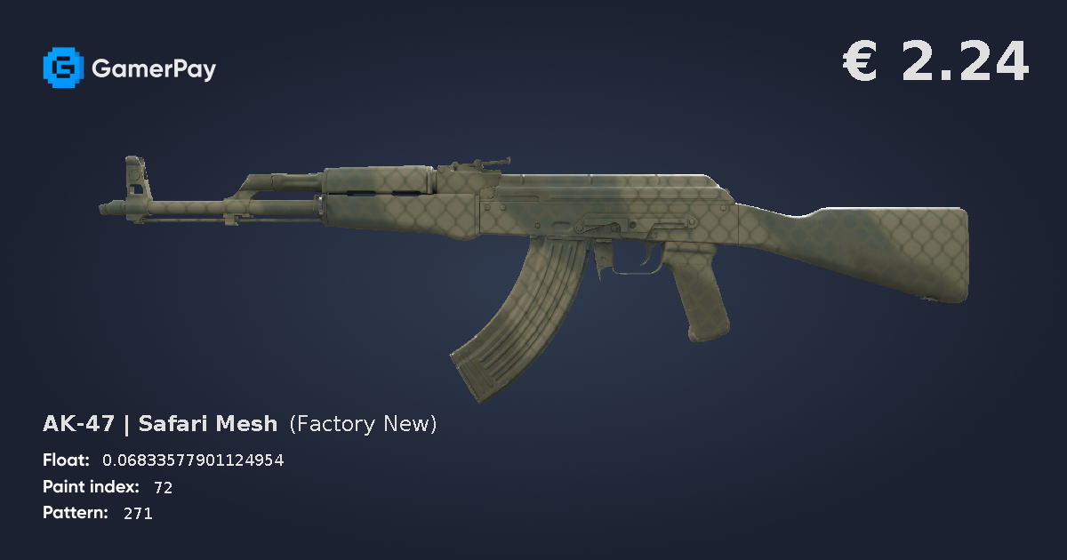 AK-47 | Safari Mesh on GamerPay