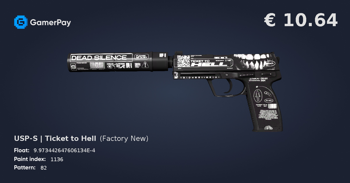USP-S | Ticket to Hell on GamerPay