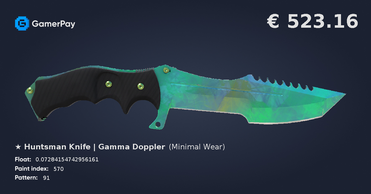 Huntsman Knife | Gamma Doppler Phase 2 on GamerPay