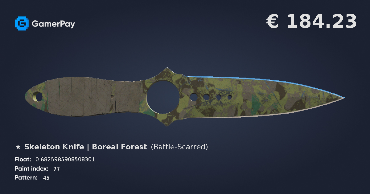 Skeleton Knife | Boreal Forest on GamerPay