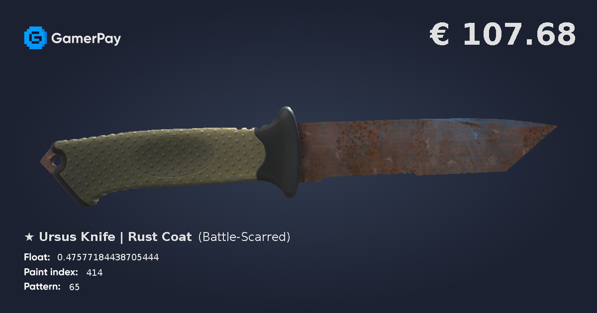 Ursus Knife | Rust Coat on GamerPay