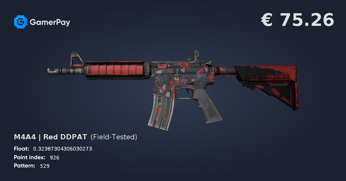 M4A4 | Red DDPAT on GamerPay