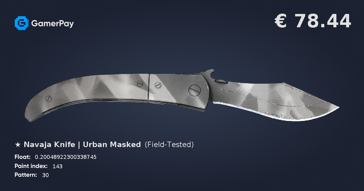 Navaja Knife | Urban Masked on GamerPay