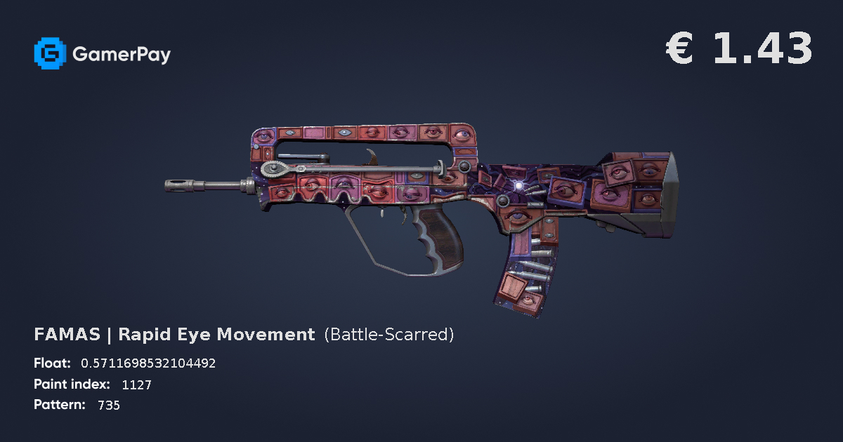 FAMAS Rapid Eye Movement cs go skin download the new for android ...