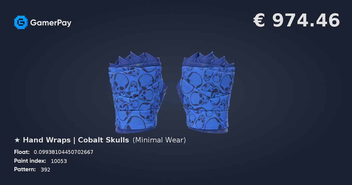 Hand Wraps | Cobalt Skulls on GamerPay