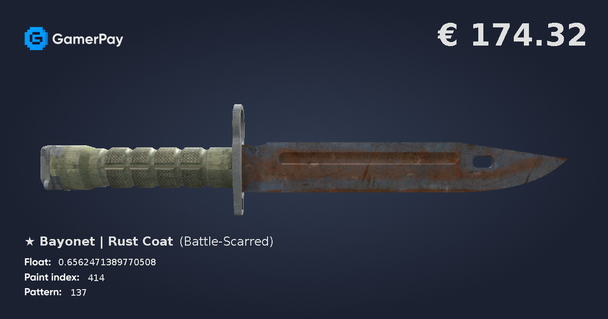 Bayonet | Rust Coat on GamerPay
