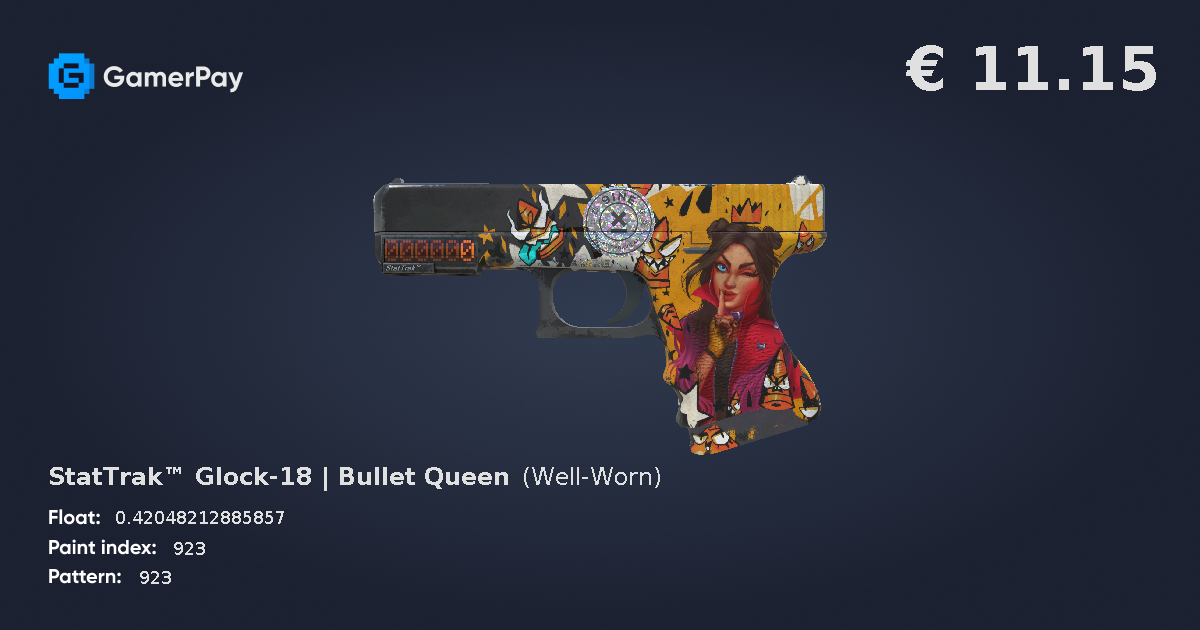 StatTrak™ Glock-18 | Bullet Queen on GamerPay