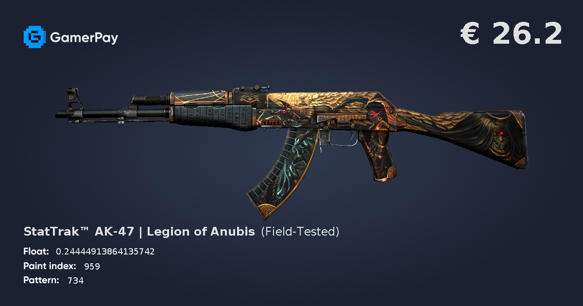 StatTrak™ AK-47 | Legion of Anubis on GamerPay