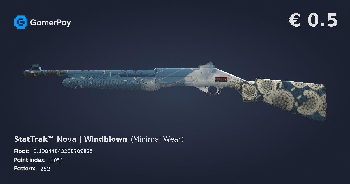 StatTrak™ Nova | Windblown on GamerPay