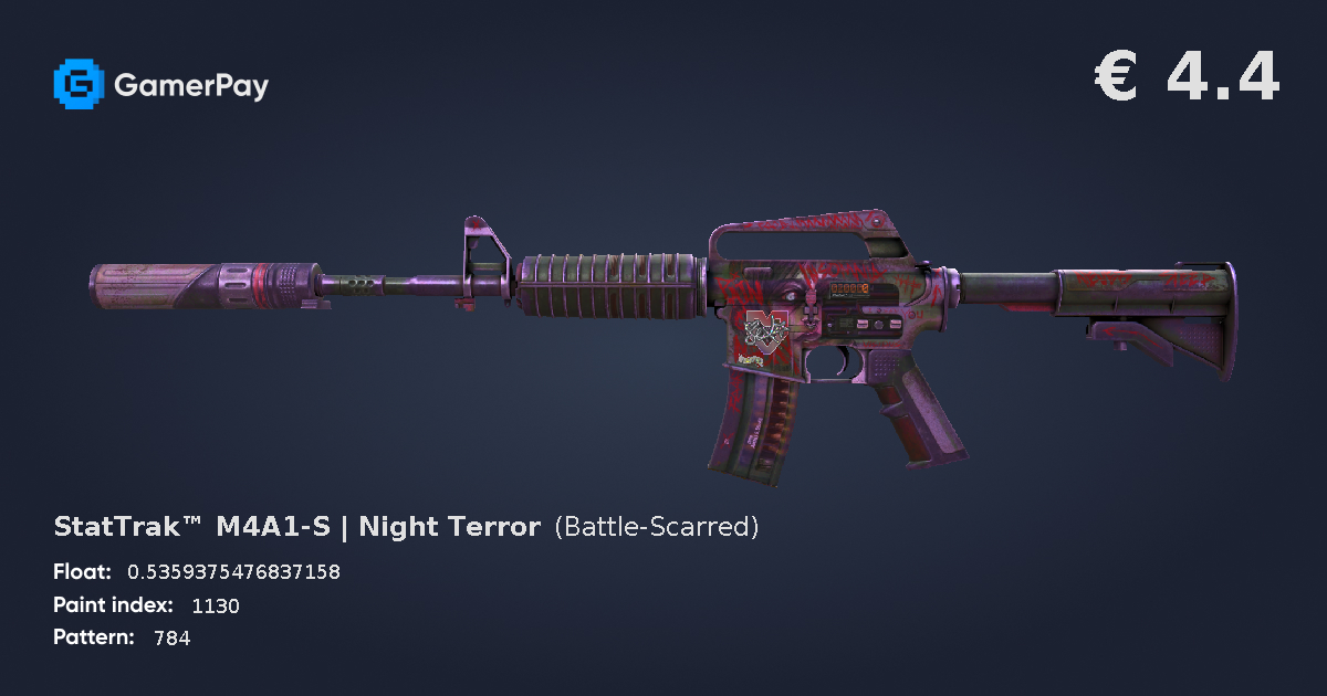 StatTrak™ M4A1-S | Night Terror on GamerPay