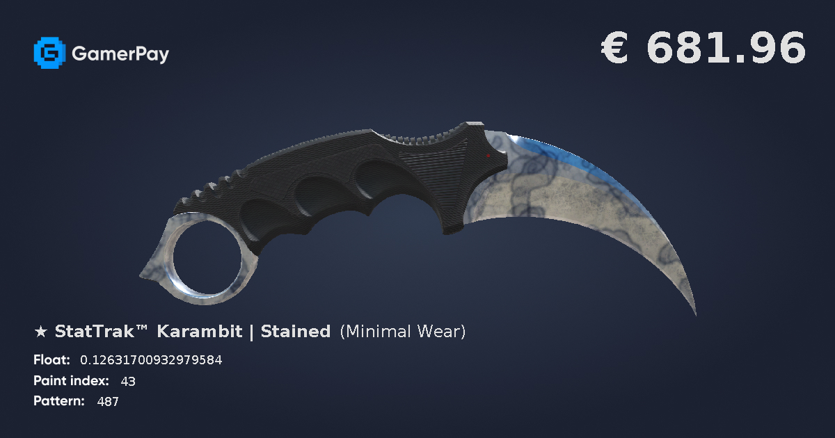 StatTrak™ Karambit | Stained on GamerPay