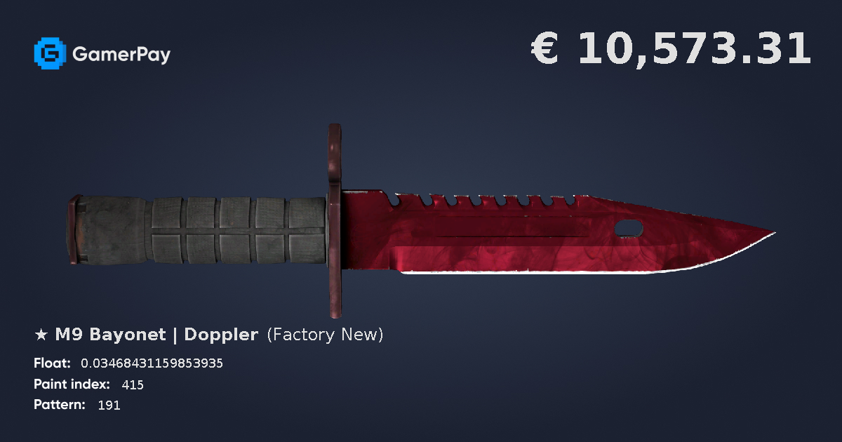 M9 Bayonet | Doppler Ruby on GamerPay