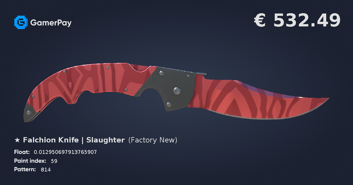 Falchion Knife | Slaughter on GamerPay