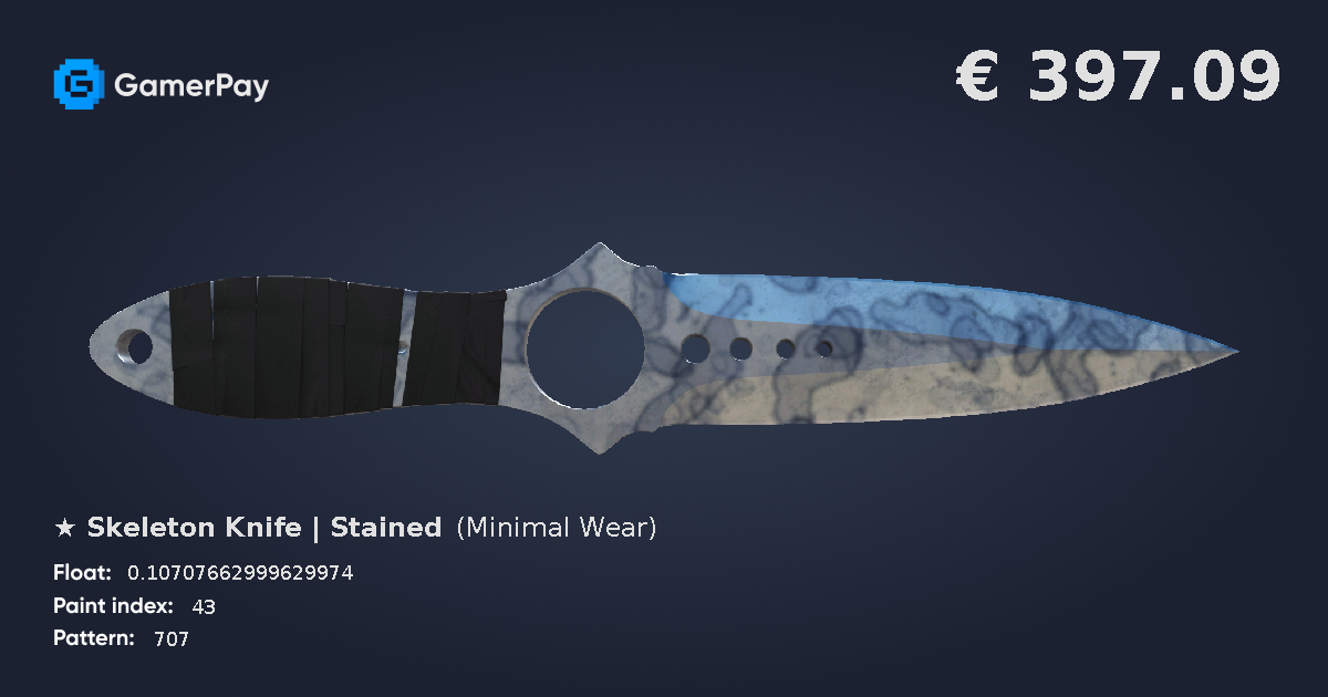 Skeleton Knife | Stained on GamerPay