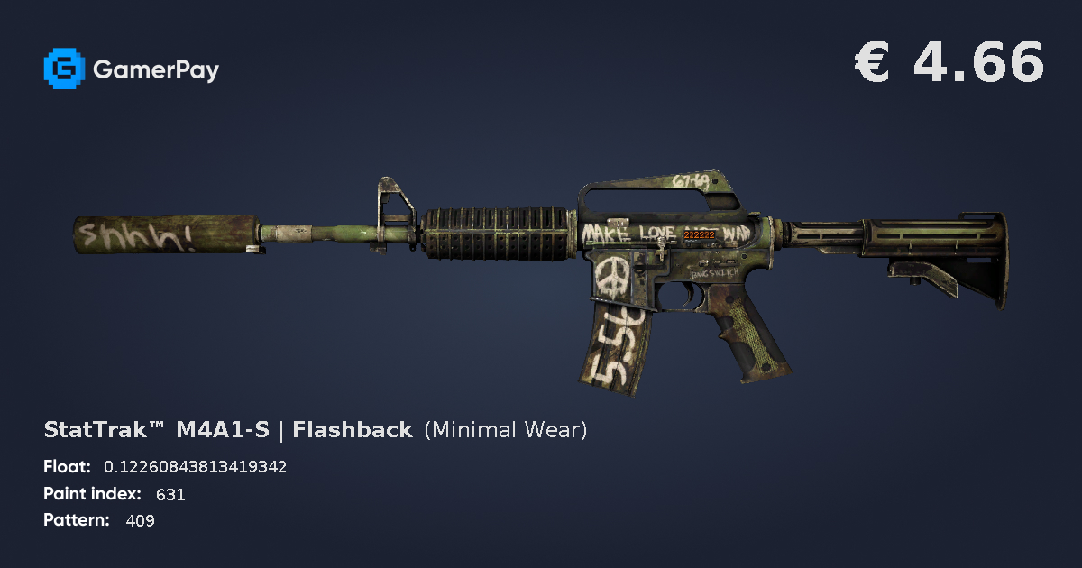 StatTrak™ M4A1-S | Flashback on GamerPay