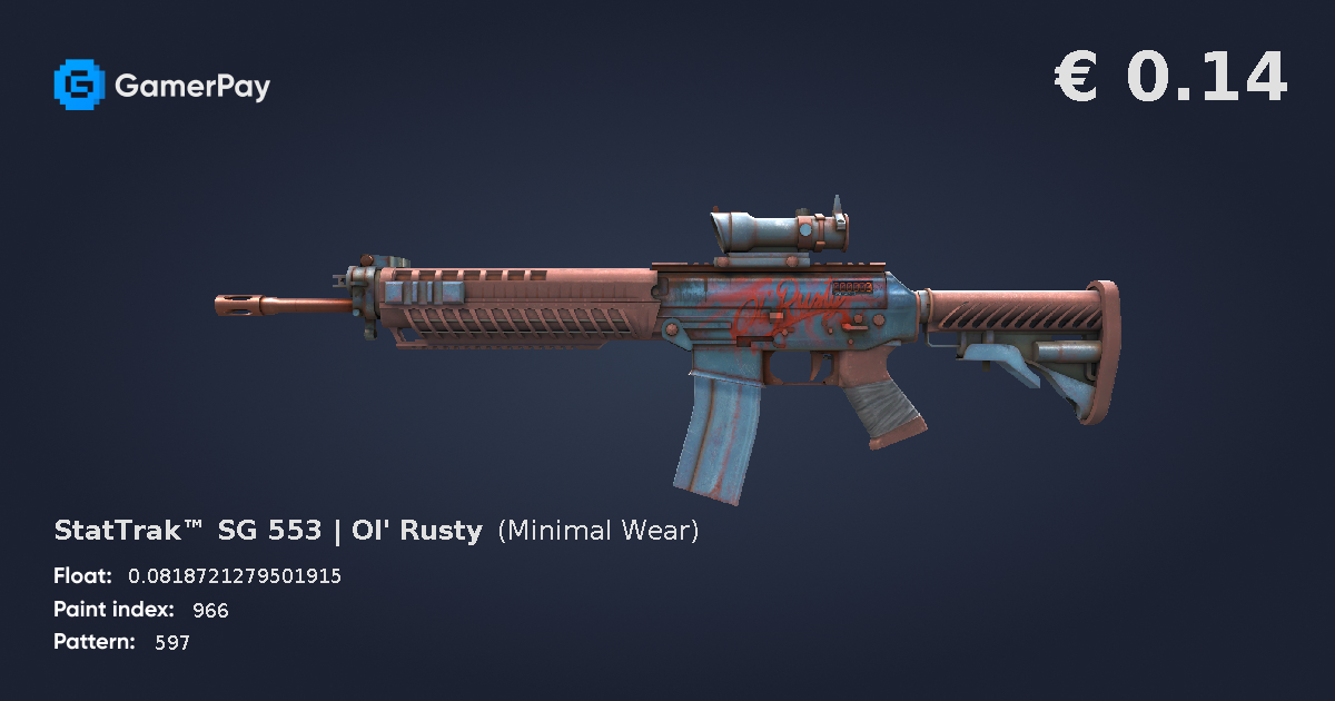 StatTrak™ SG 553 | Ol' Rusty on GamerPay