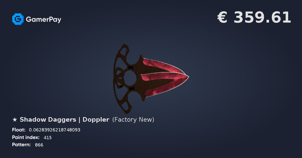 Shadow Daggers | Doppler Ruby on GamerPay