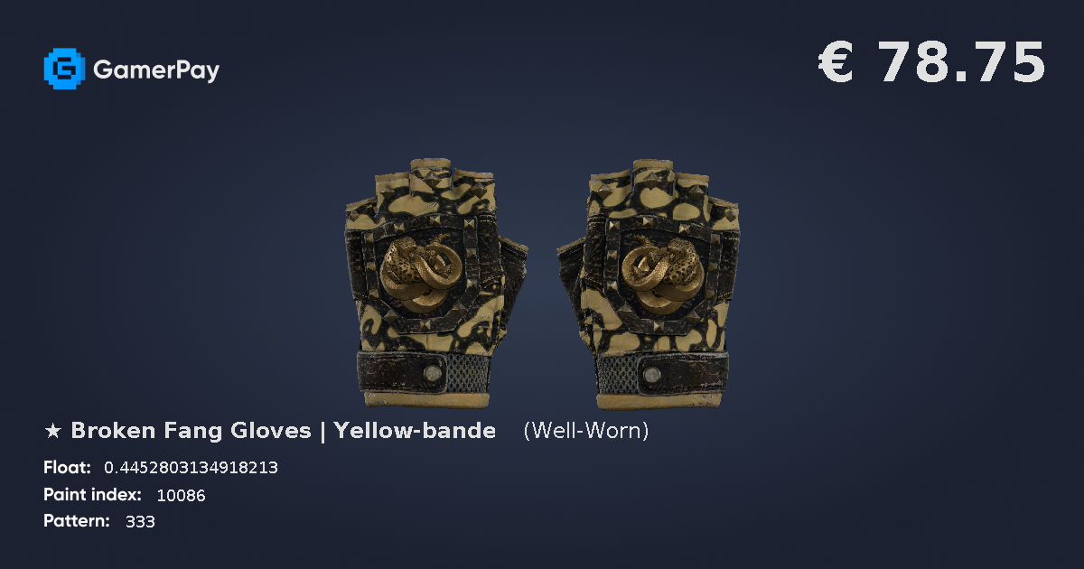 Broken Fang Gloves Yellow banded On GamerPay broken-fang-gloves-yellow-banded-on-gamerpay