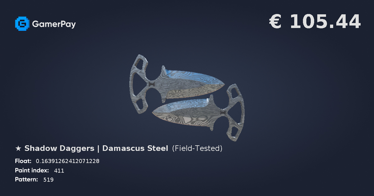 Shadow Daggers | Damascus Steel on GamerPay