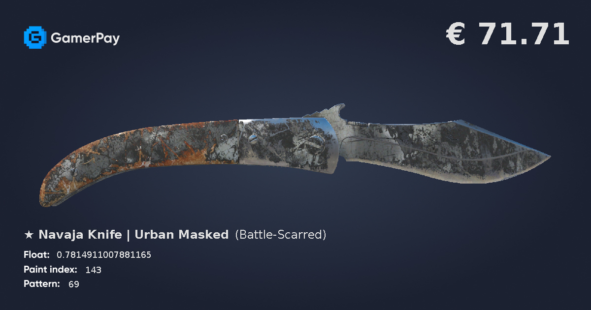 Navaja Knife | Urban Masked on GamerPay