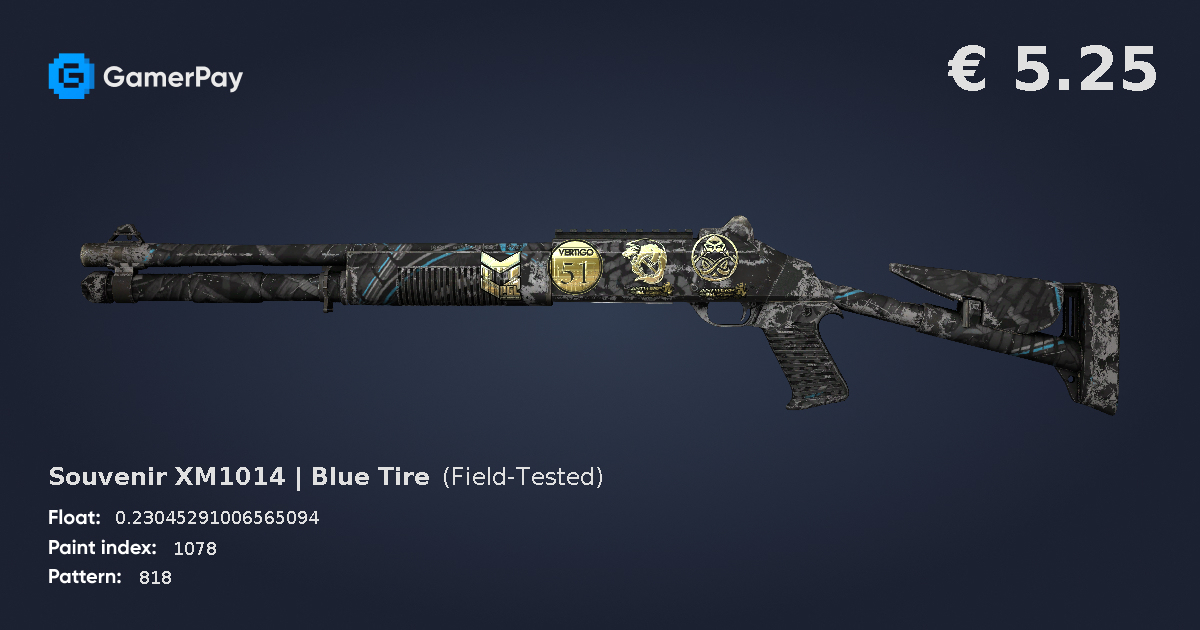 Souvenir XM1014 | Blue Tire on GamerPay