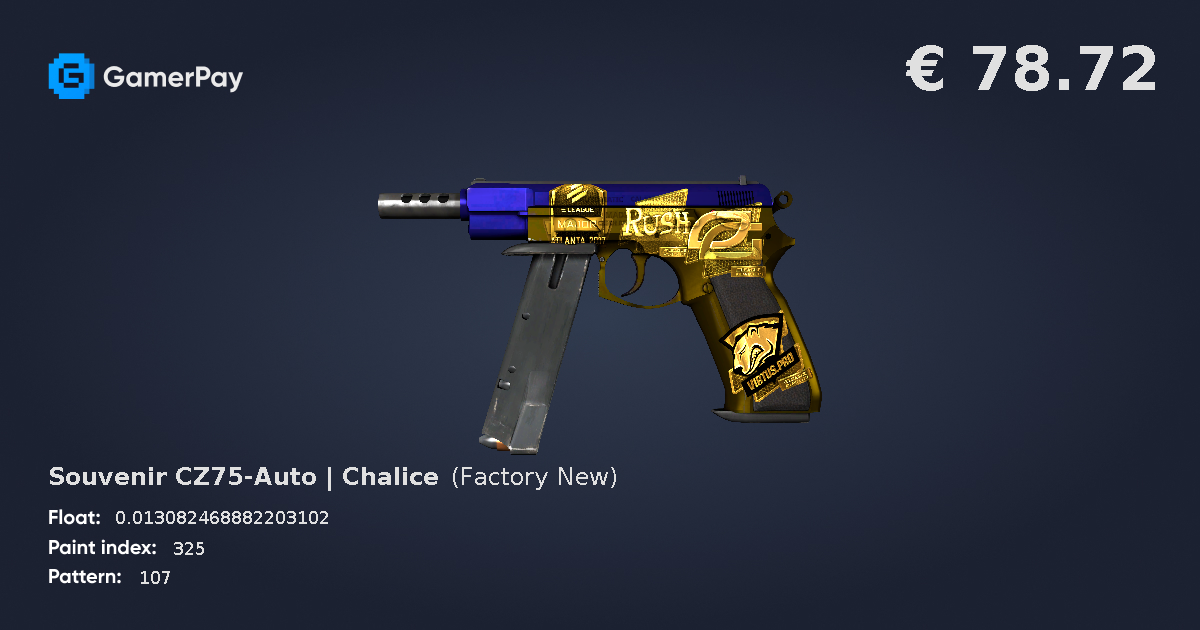 Souvenir CZ75-Auto | Chalice on GamerPay