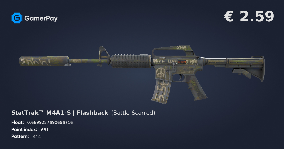 StatTrak™ M4A1-S | Flashback on GamerPay